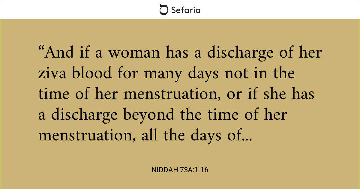 Niddah 73a:1-16