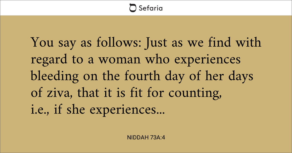 Niddah 73a:4