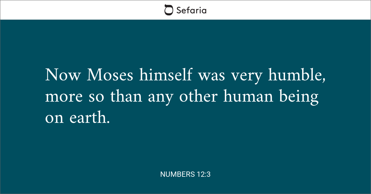 Numbers 12:3