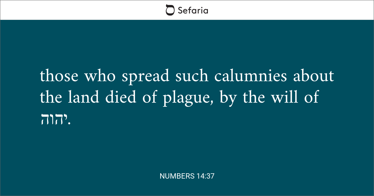 Numbers 14:37