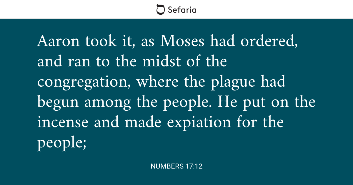 Numbers 17:12