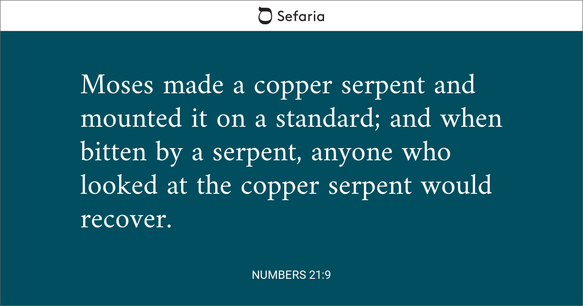 Numbers 21:9
