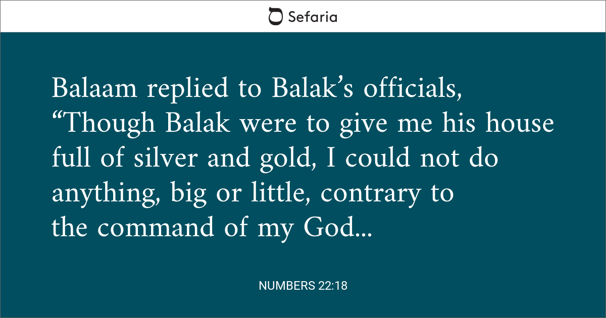Numbers 22:18
