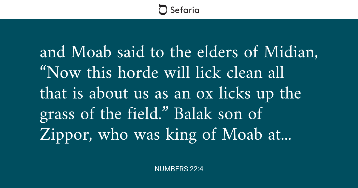 Numbers 22:4