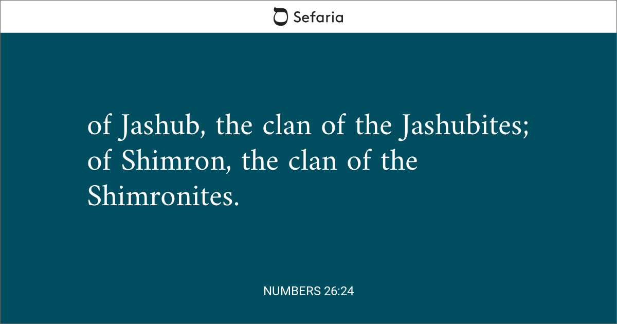 Numbers 26:24