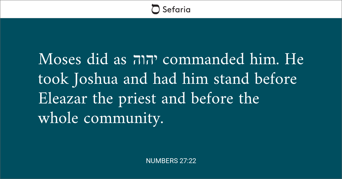 Numbers 27:22