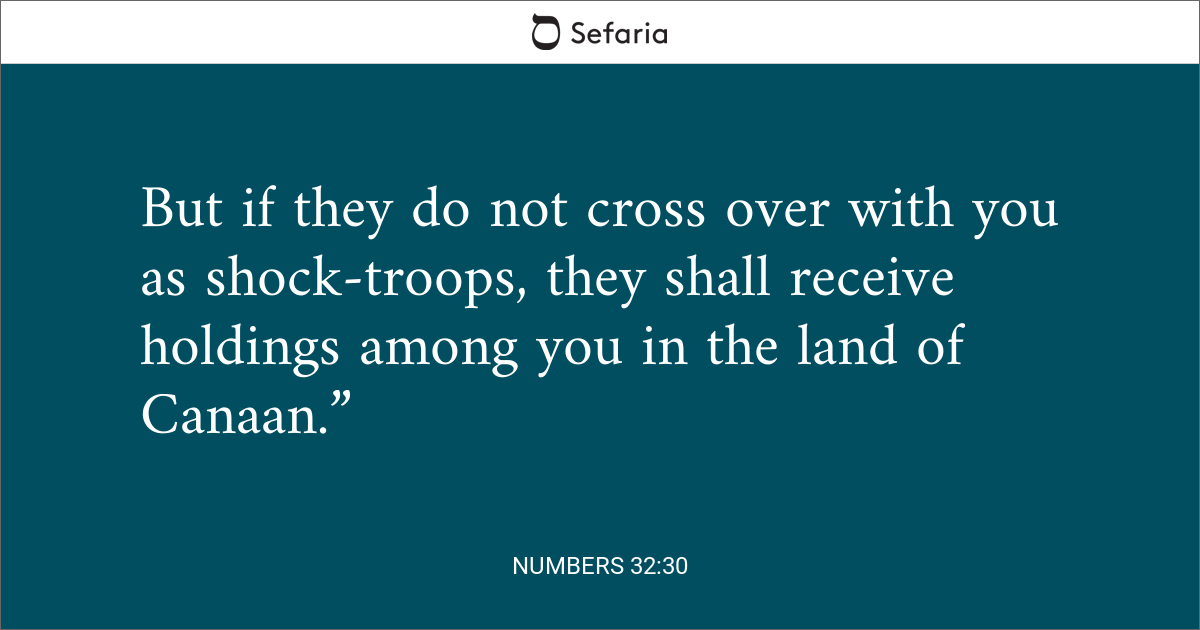 Numbers 32:30