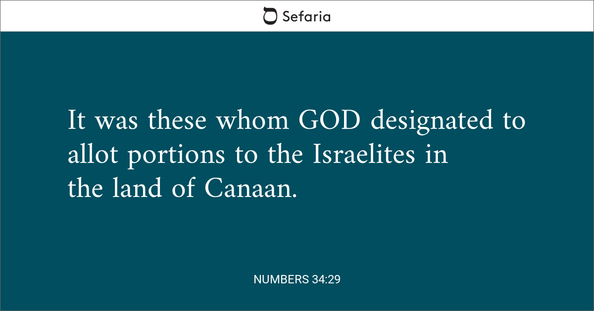 Numbers 34:29