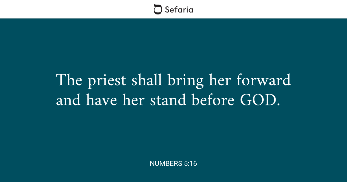 Numbers 5:16