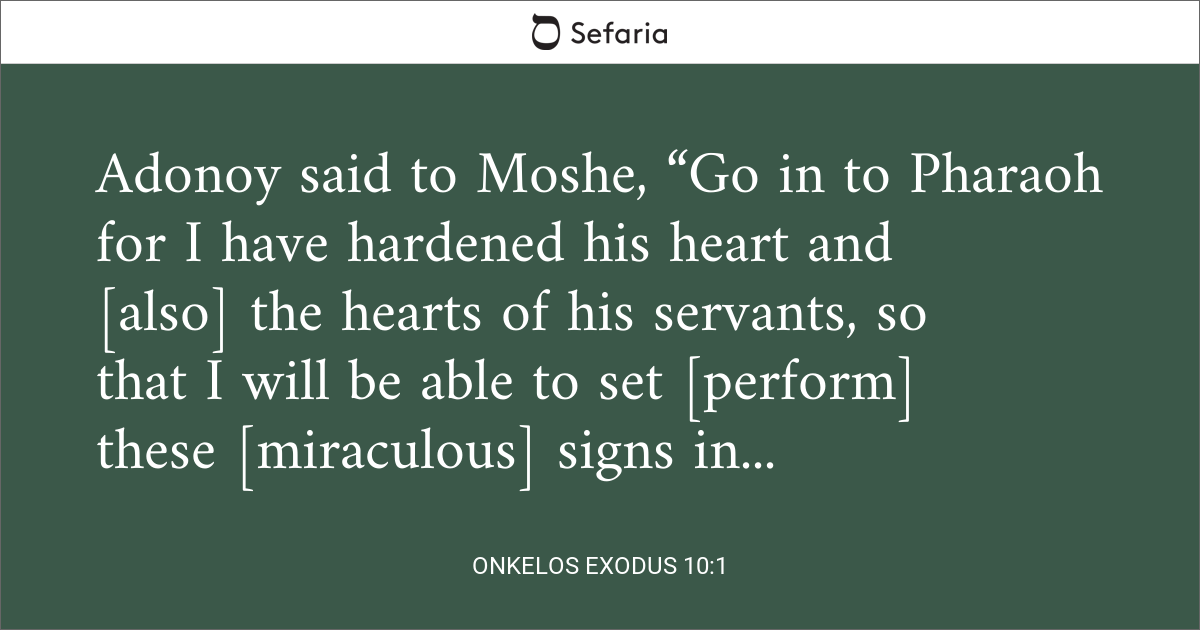 Onkelos Exodus 10:1