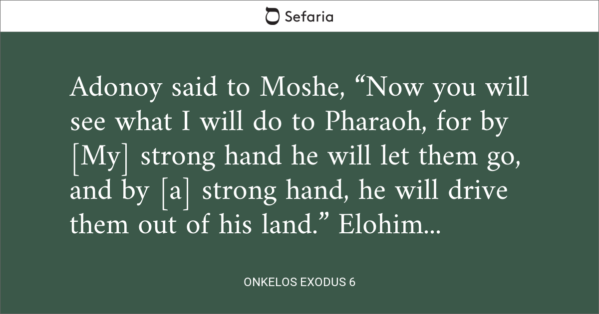 Onkelos Exodus 6