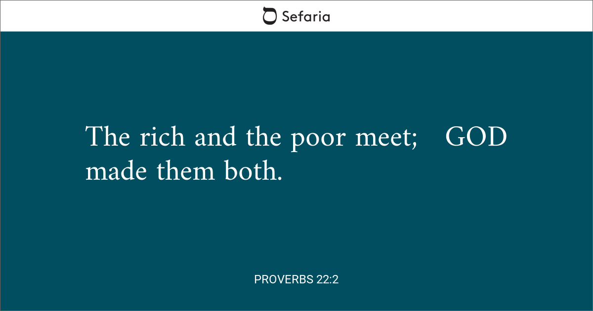Proverbs 22:2
