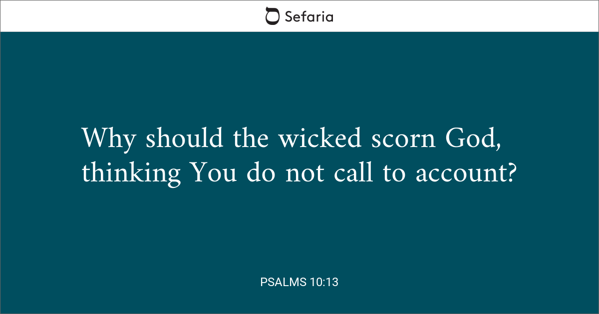 Psalms 10:13