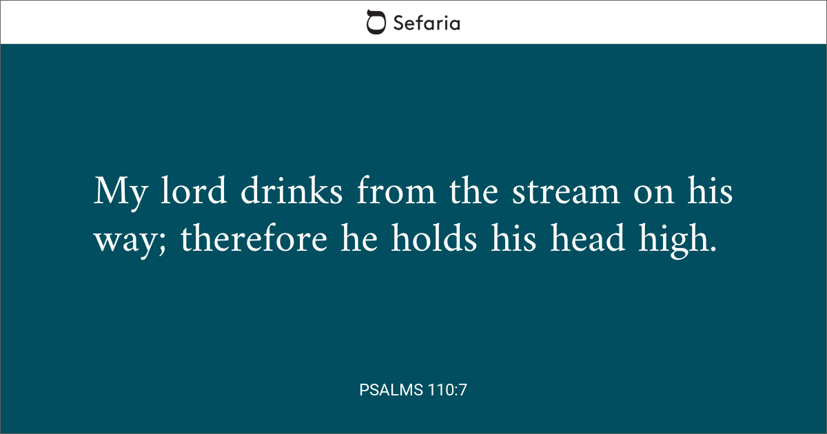 Psalms 110:7