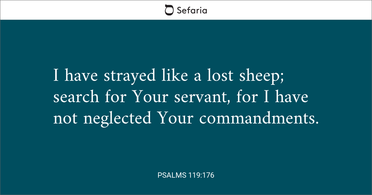 Psalms 119:176
