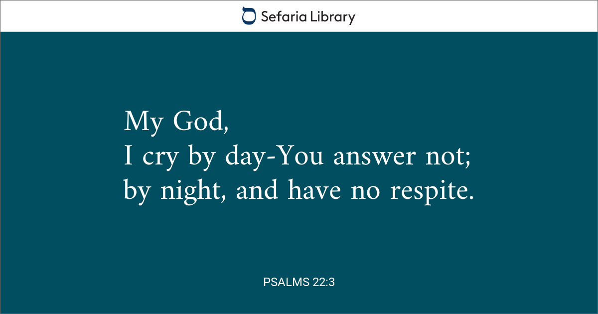 Psalms 22:3 | Sefaria Library