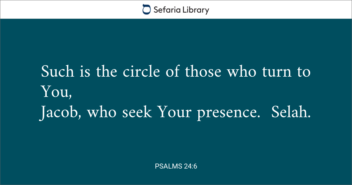 Psalms 24:6