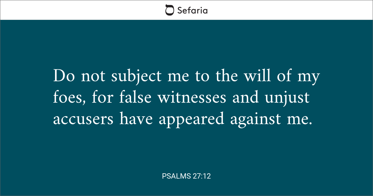 Psalms 27:12