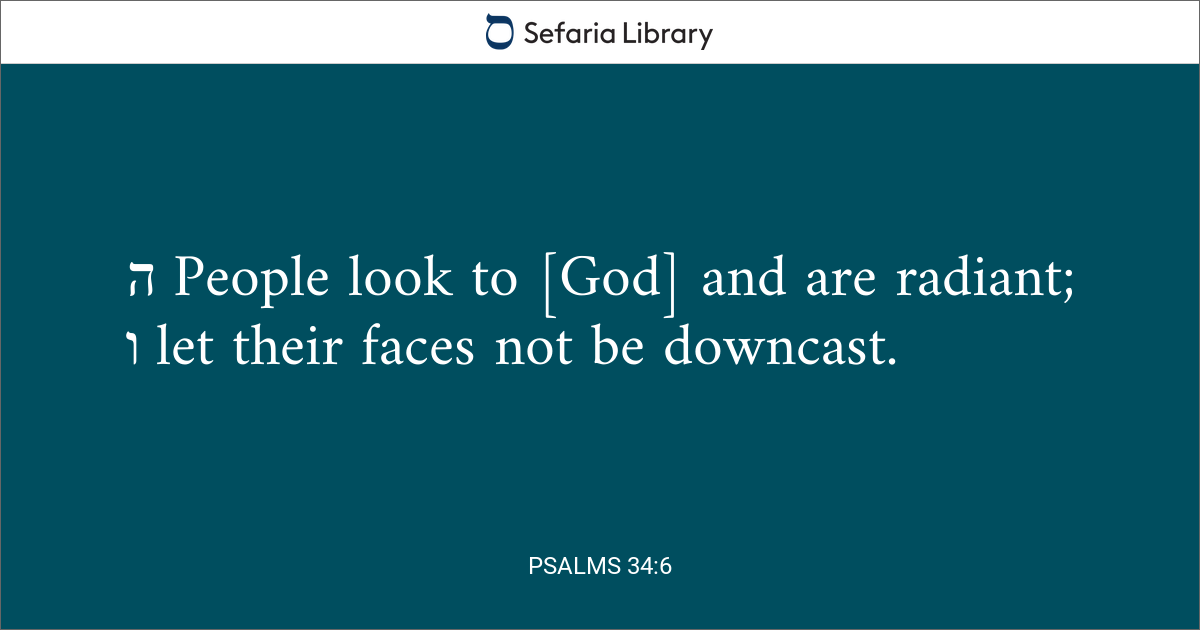 Psalms 34:6 | Sefaria Library