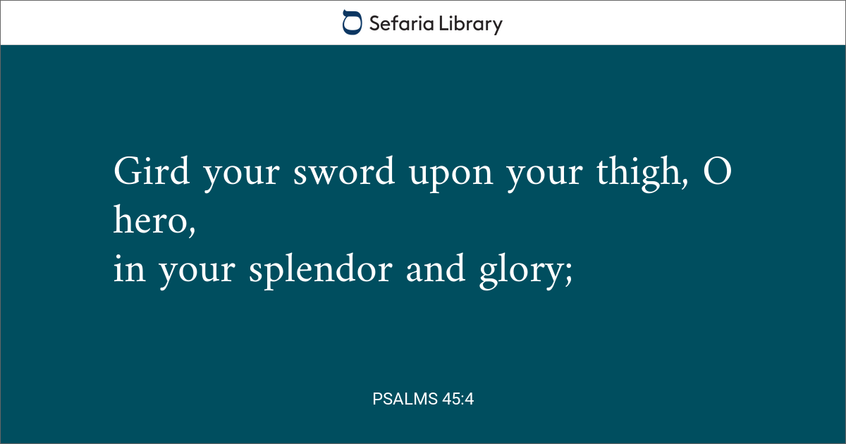 Psalms 45:4