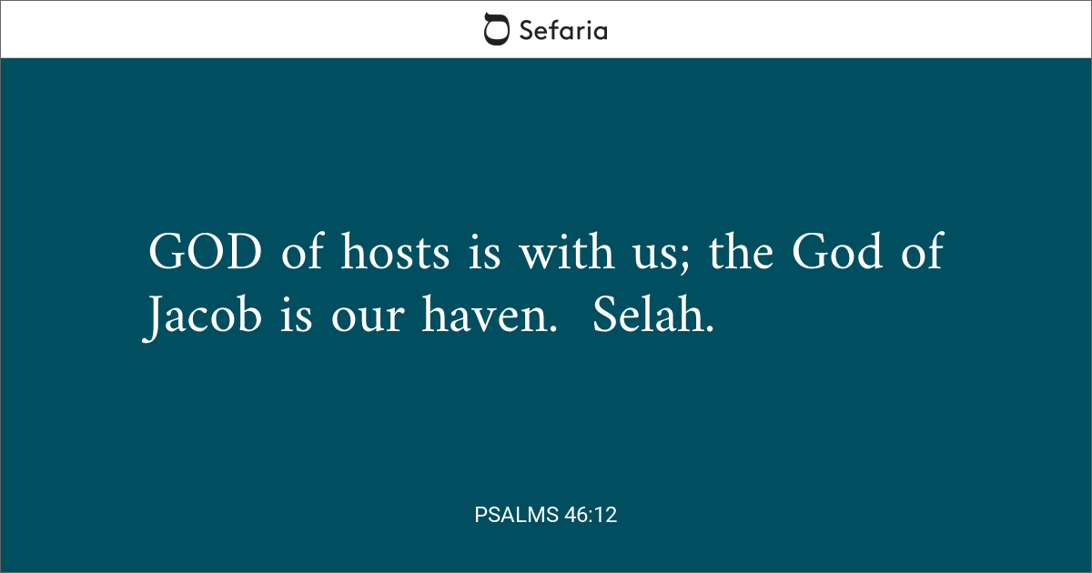Psalms 46:12