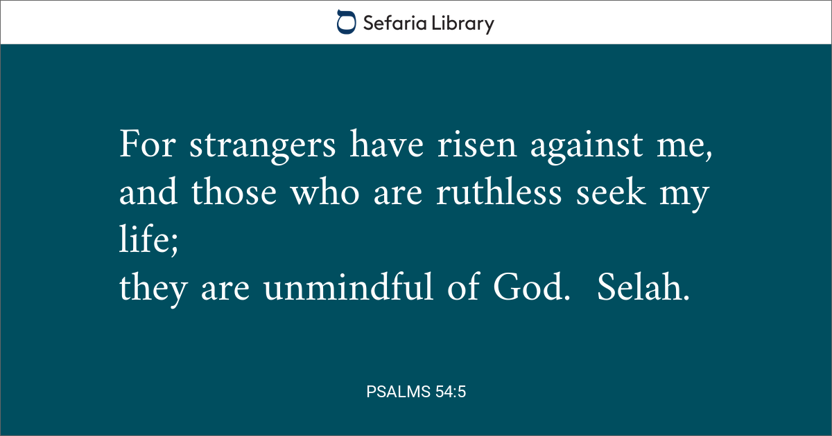 Psalms 54:5 | Sefaria Library