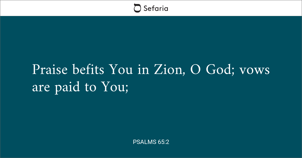 Psalms 65:2