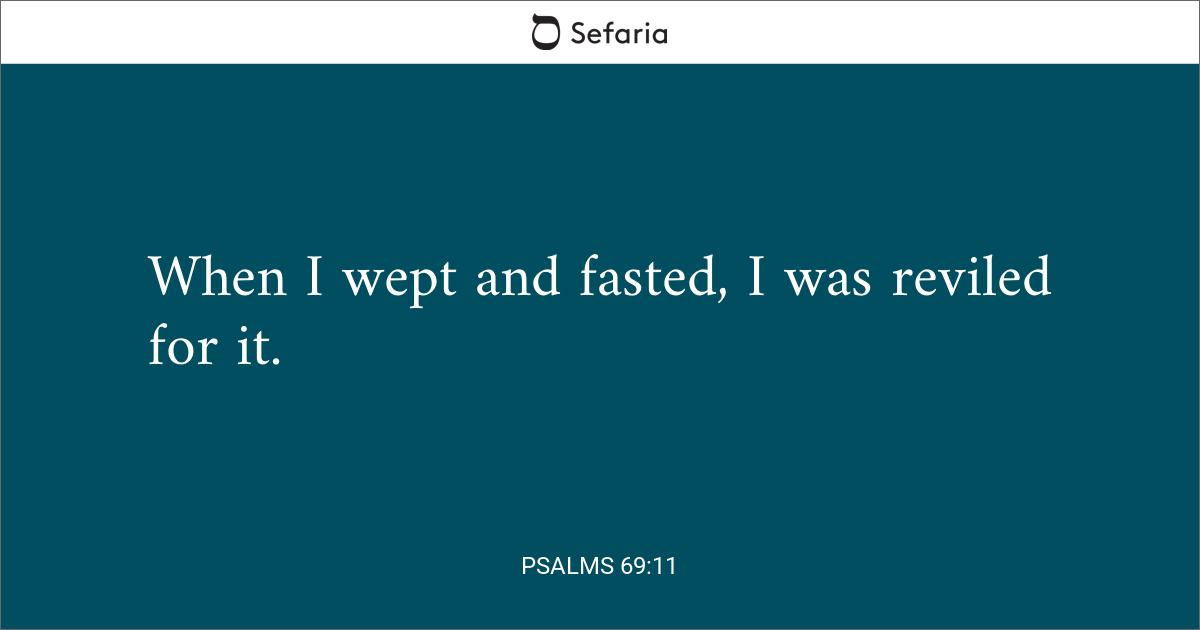 Psalms 69:11