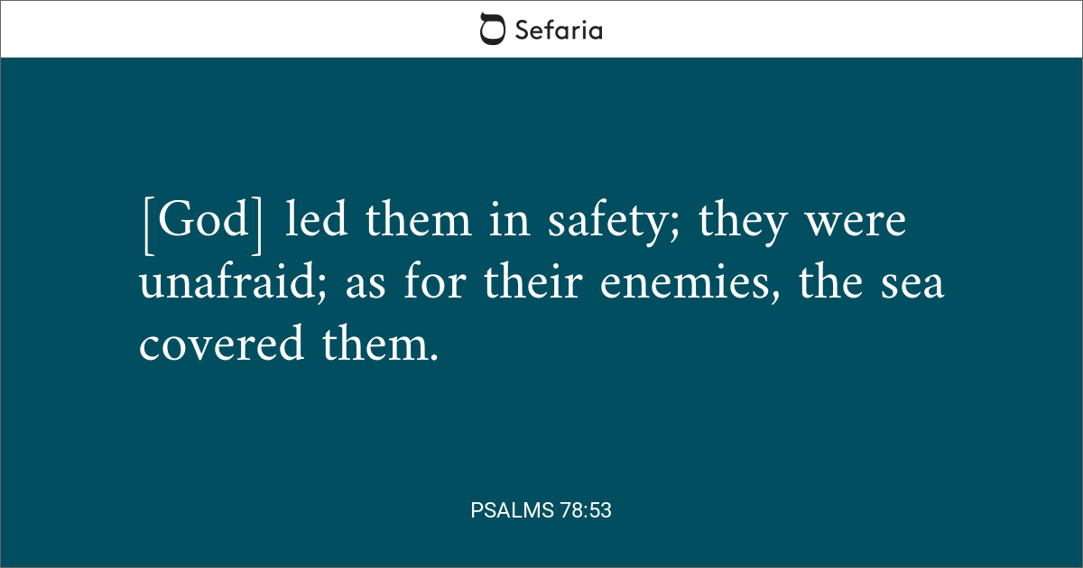 Psalms 78:53