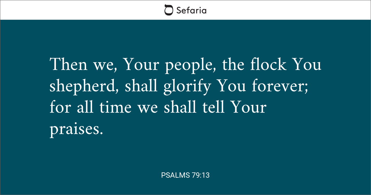 Psalms 79:13