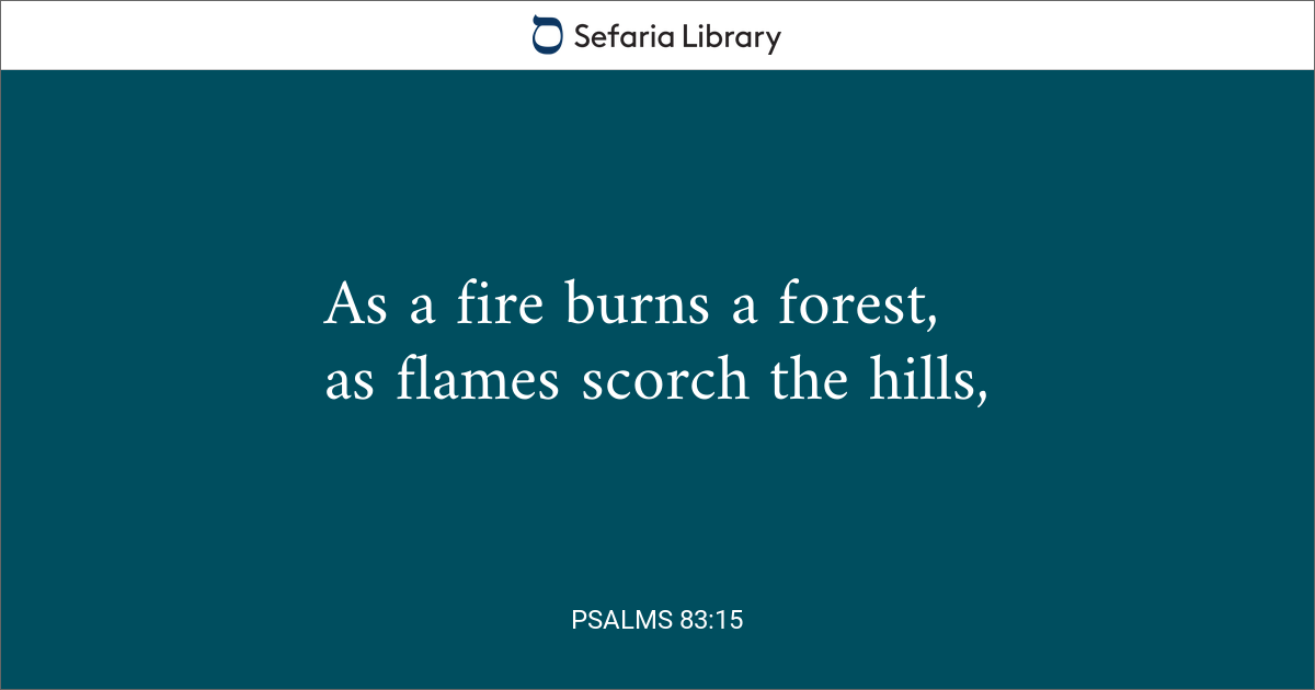 Psalms 83:15 | Sefaria Library