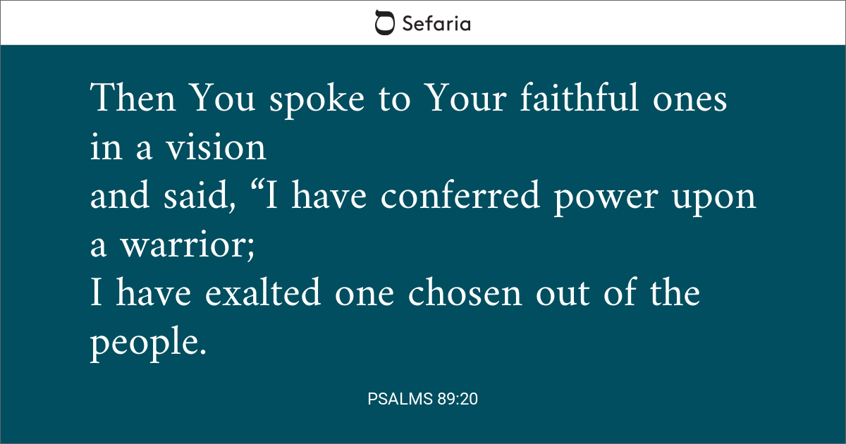 Psalms 89:20