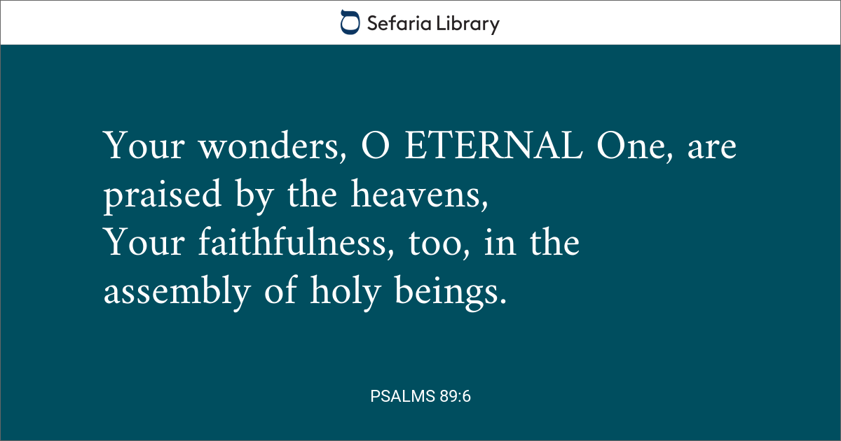 Psalms 89:6