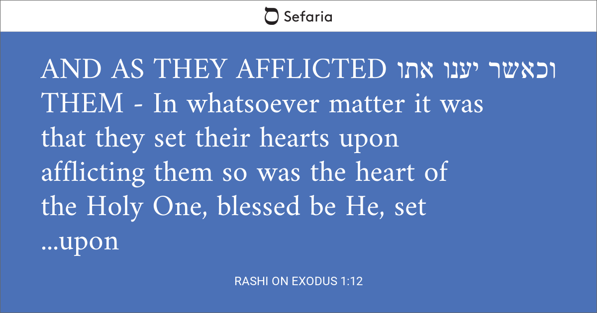 Rashi on Exodus 1:12