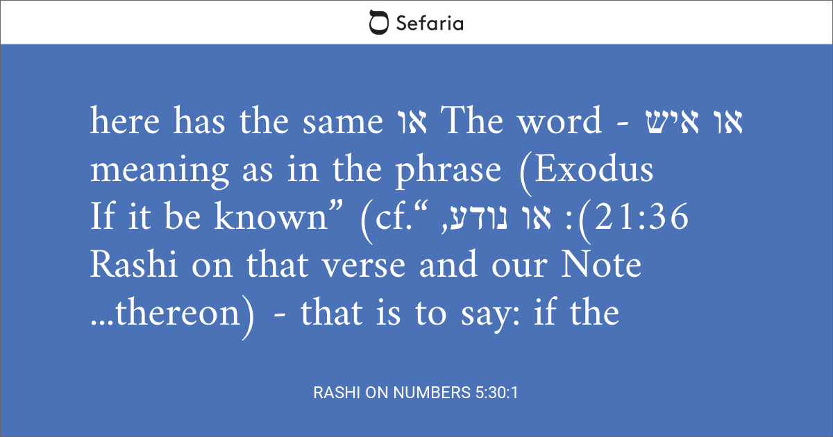 Rashi on Numbers 5:30:1