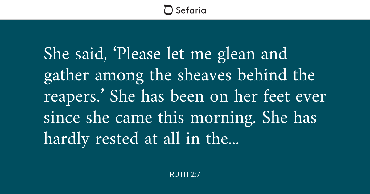 Ruth 2:7