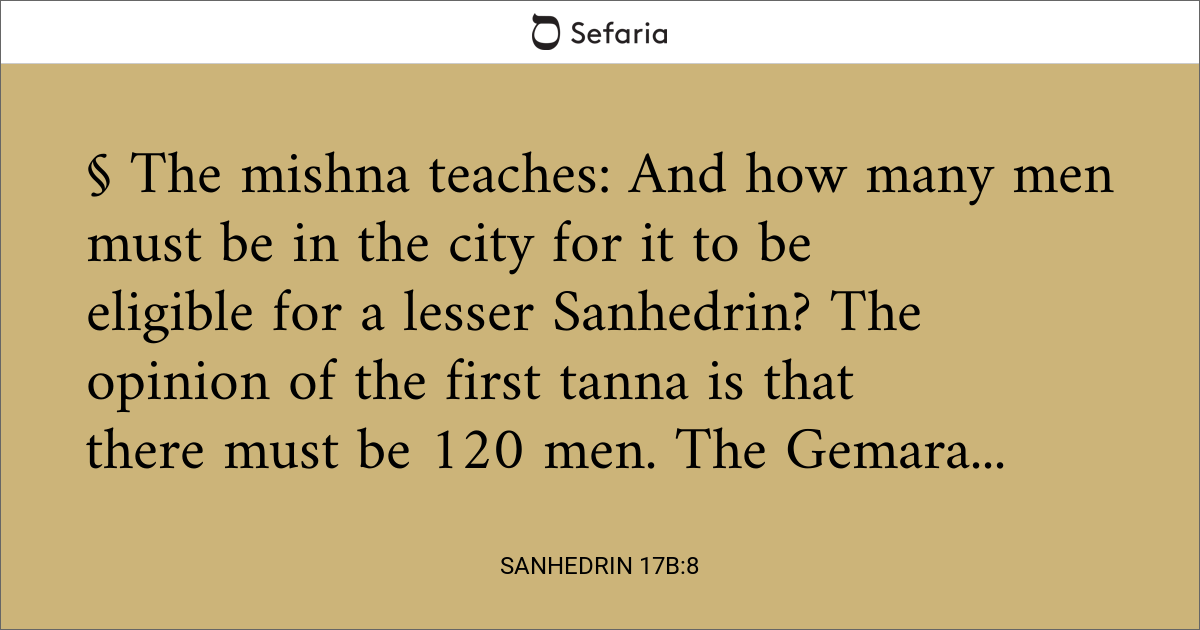 Sanhedrin 17b:8