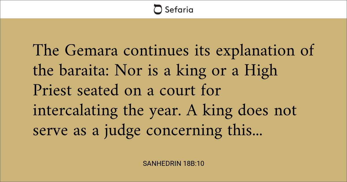 Sanhedrin 18b:10