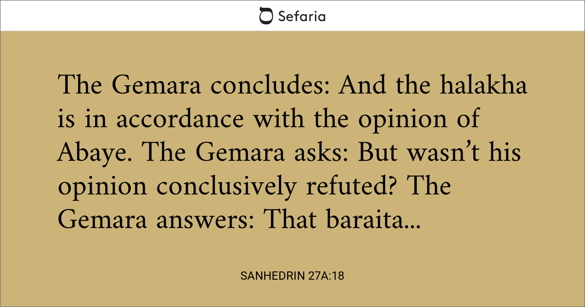 Sanhedrin 27a:18