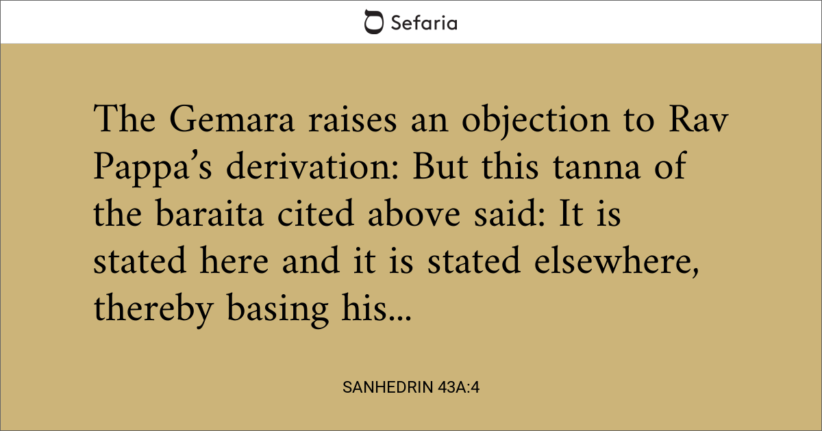 Sanhedrin 43a:4