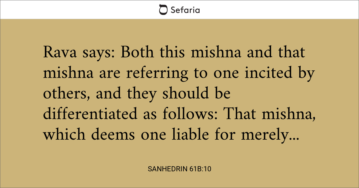 Sanhedrin 61b:10