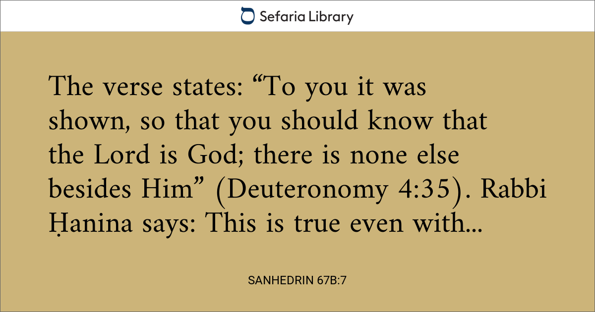 Sanhedrin 67b:7 | Sefaria Library