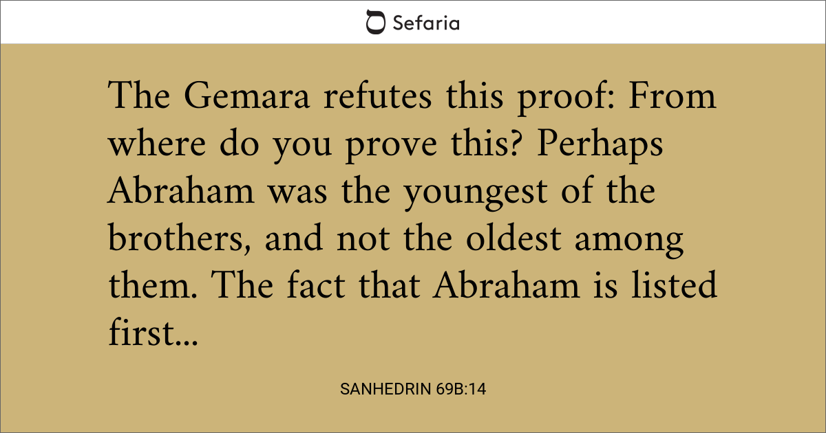 Sanhedrin 69b:14