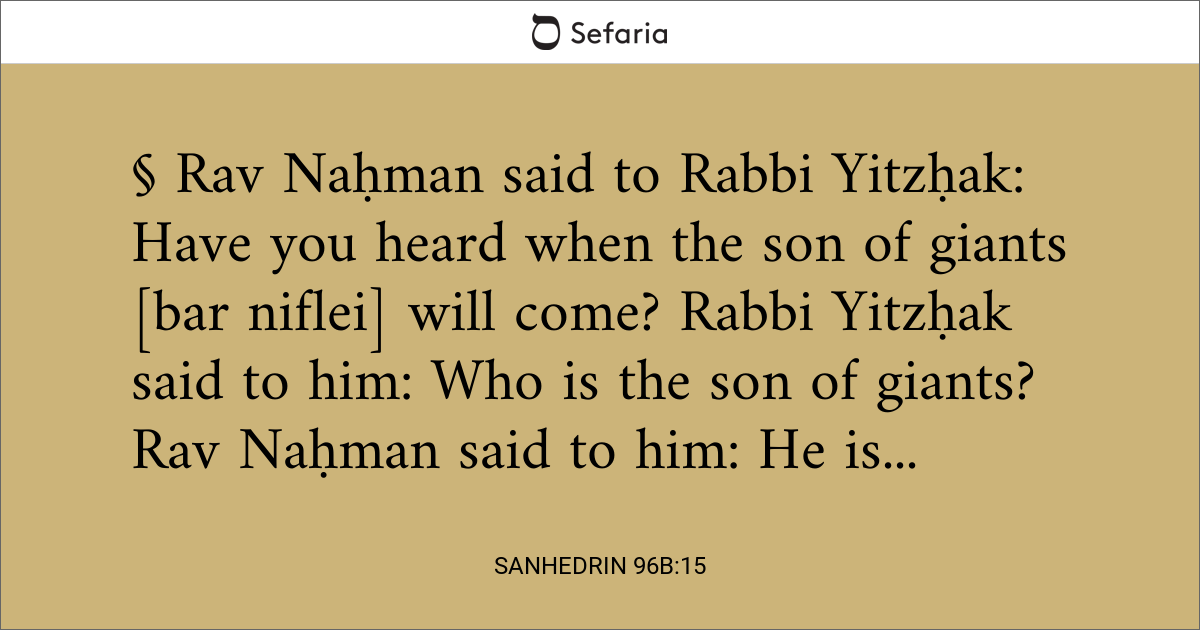 Sanhedrin 96b:15