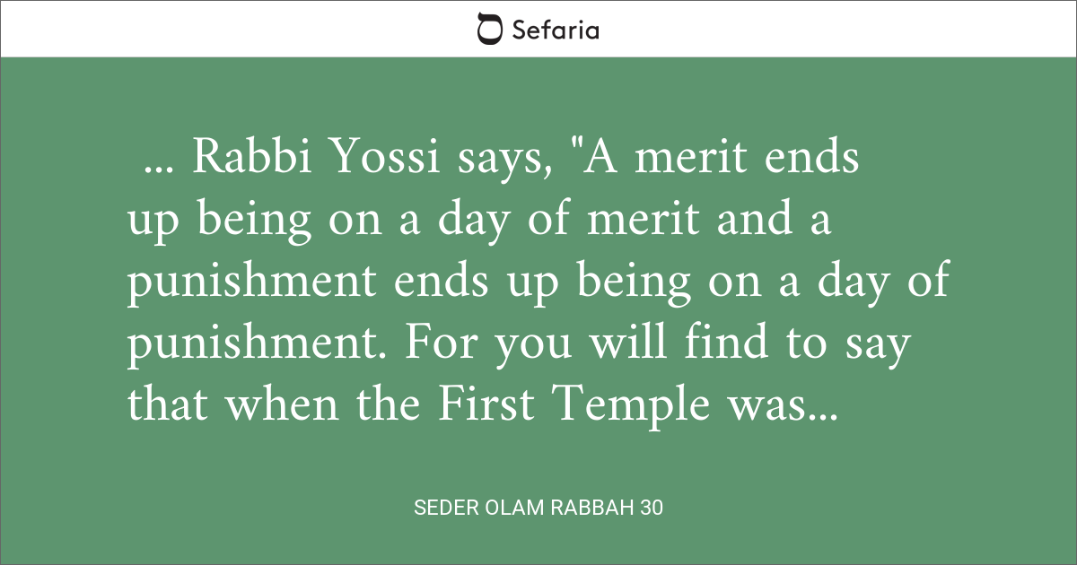 Seder Olam Rabbah 30