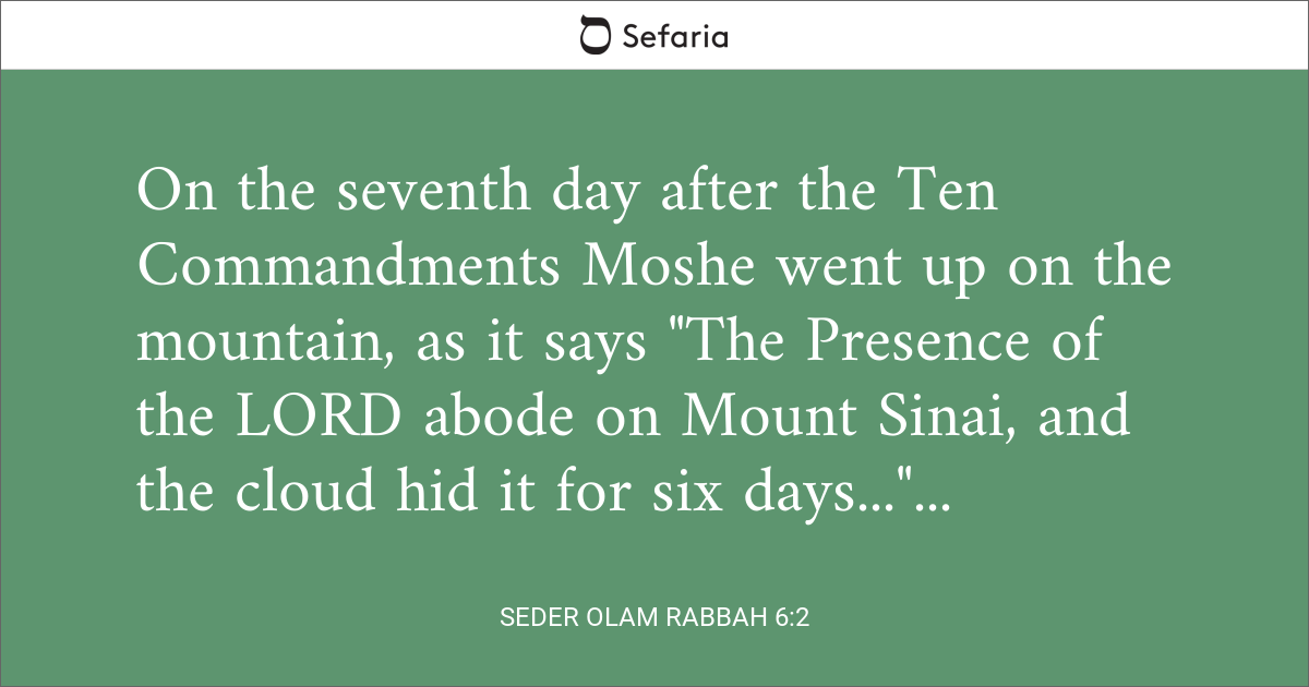 Seder Olam Rabbah 6:2