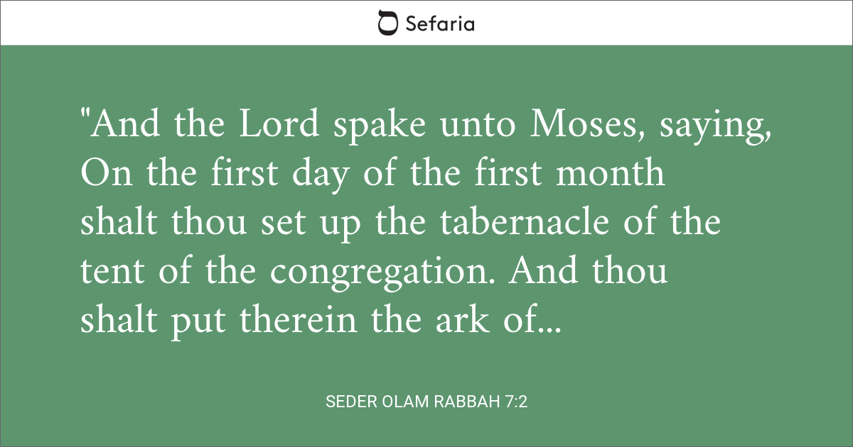 Seder Olam Rabbah 7:2