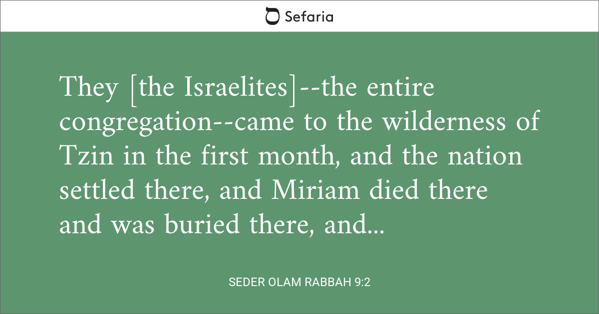Seder Olam Rabbah 9:2