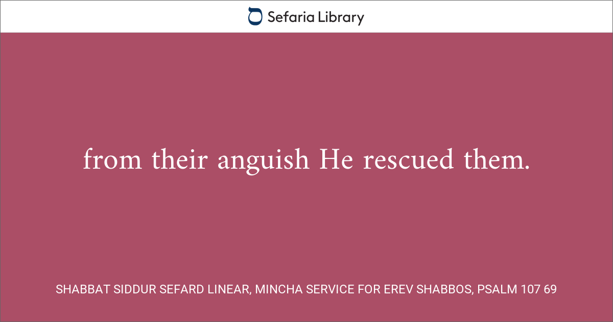 Shabbat Siddur Sefard Linear, Mincha Service for Erev Shabbos, Psalm ...