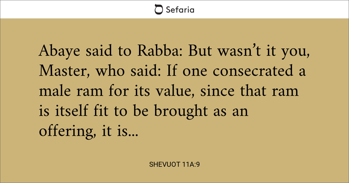 Shevuot 11a:9